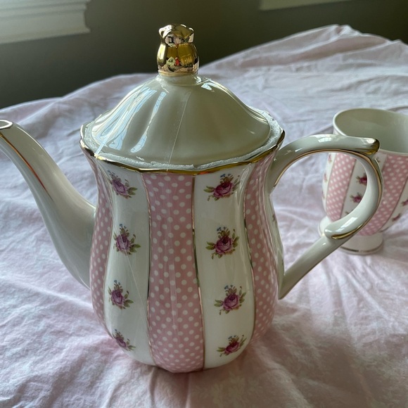 Grace Teaware | Dining | Brand New Grace Teaware Roses Porcelain Teapot ...